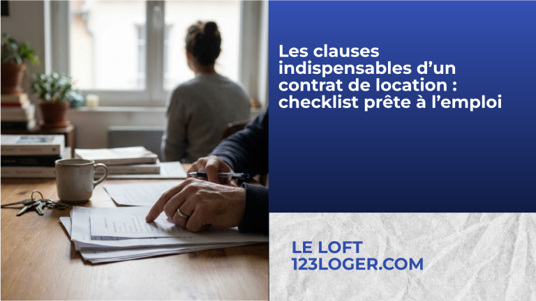 Clauses obligatoires d’un contrat de location : modèle et checklist ...